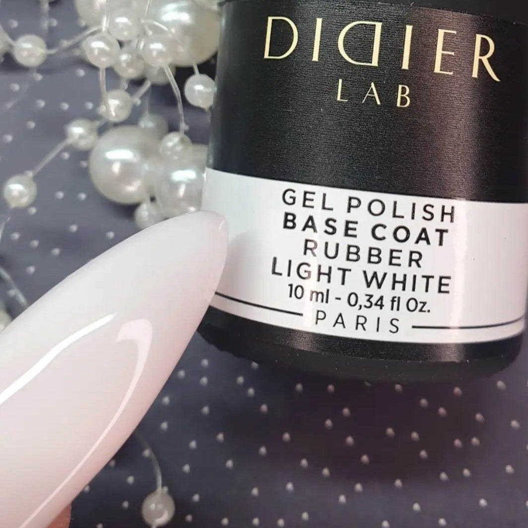 Rubber base coat - Light white | Didier Lab - 10ml– Didier Lab España
