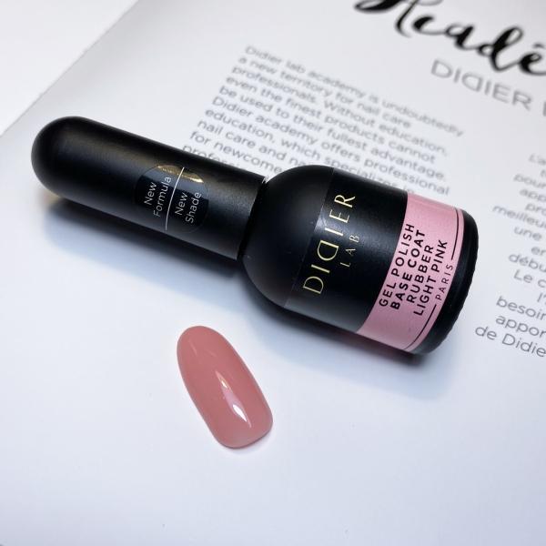 Rubber base coat - light pink | Didier Lab - 10 ml– Didier Lab España